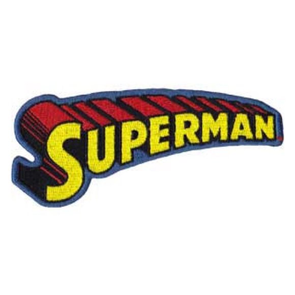 Accessories | Superman Letters Patch Embroidered Iron On Sew Dc Comics ...